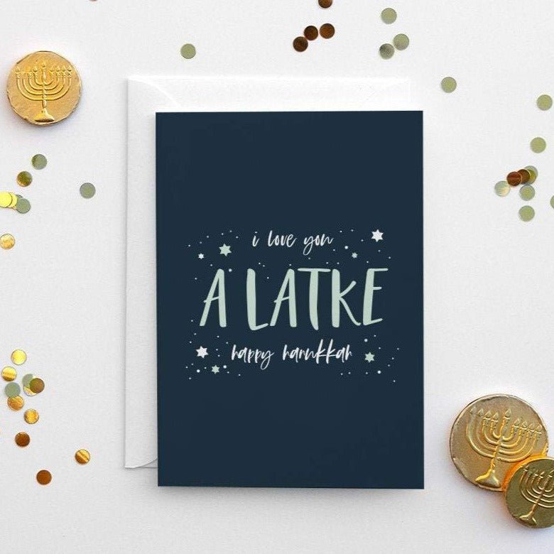 I Love You a Latke Cards, Set of 6