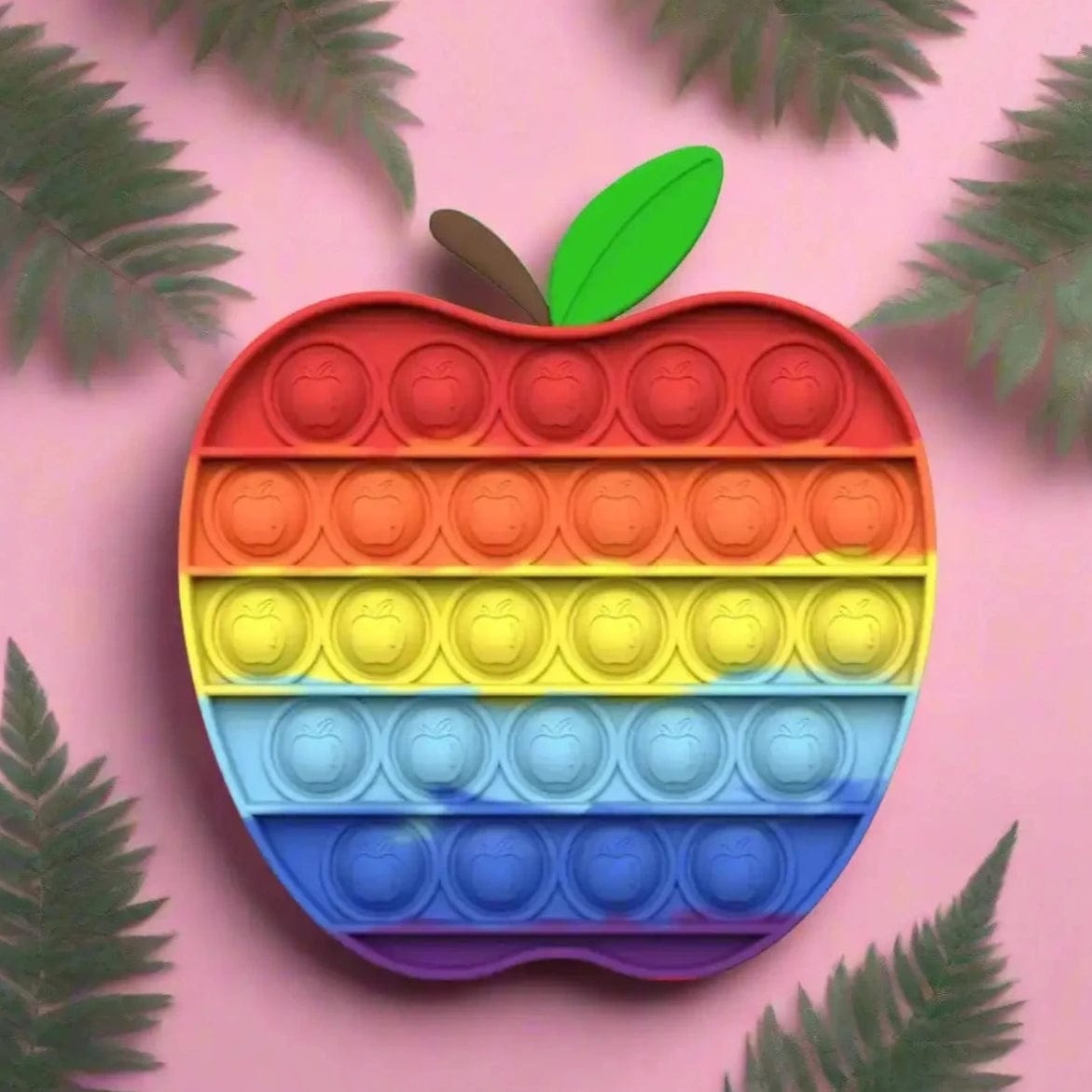 Apple Rainbow Fidget Popper