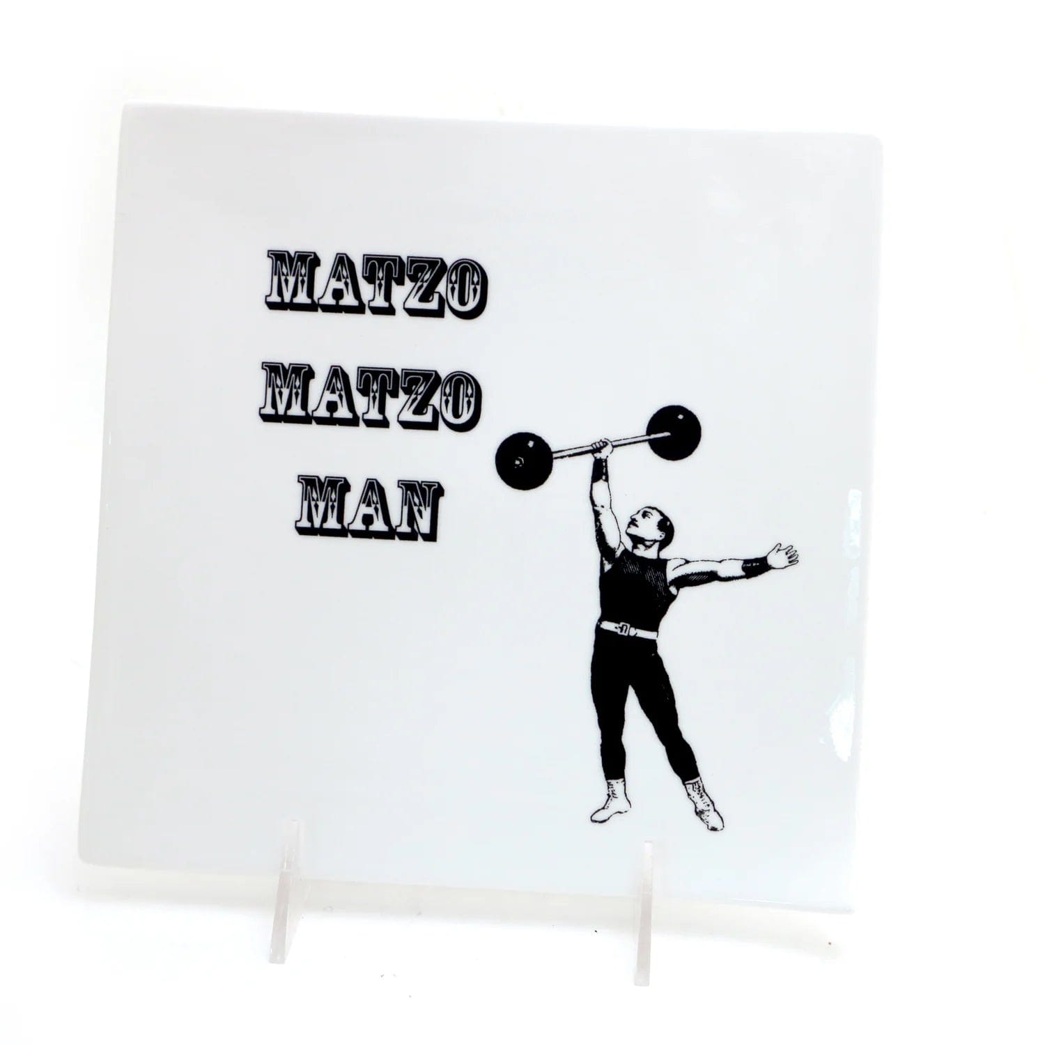 Matzo Matzo Man Matzah Plate