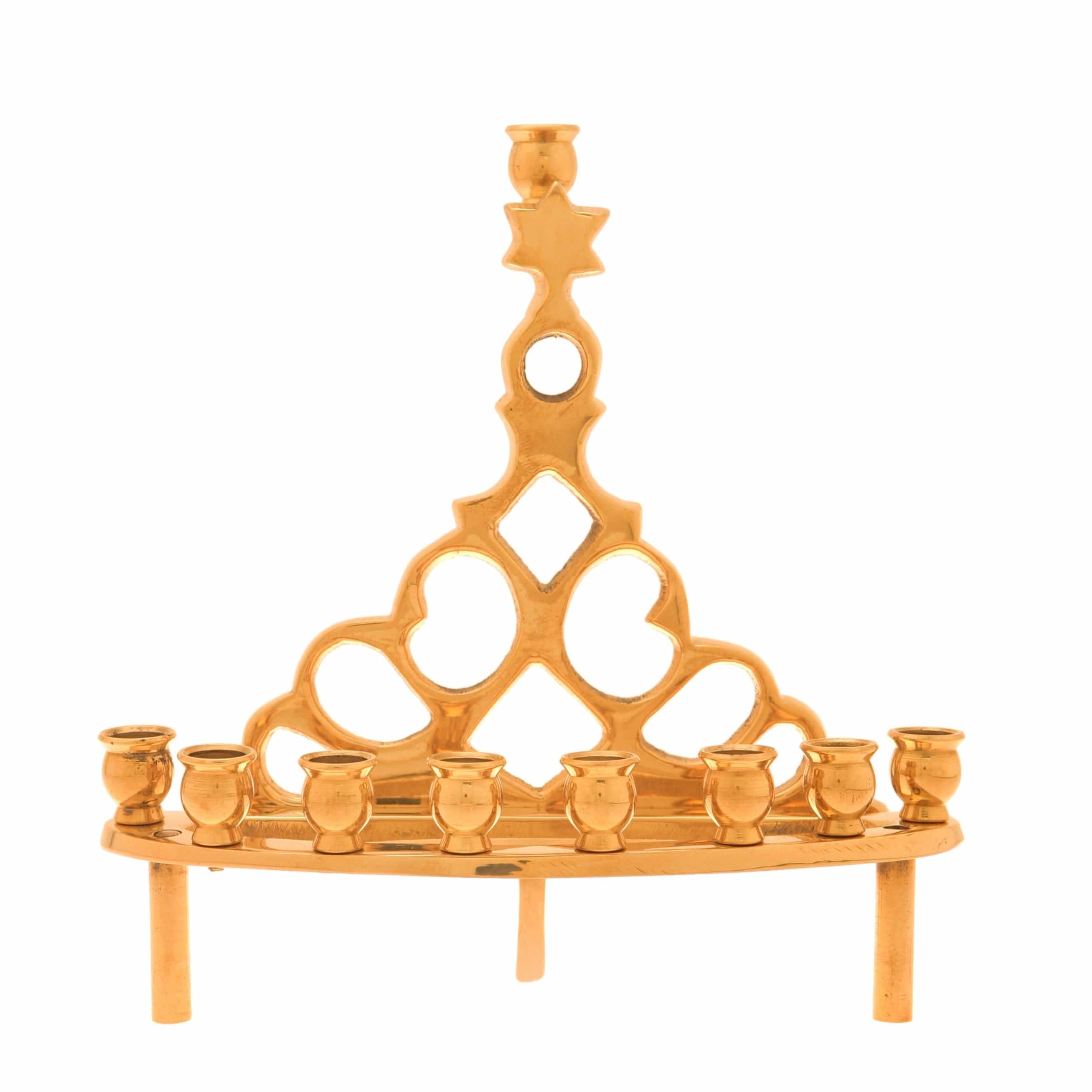 Brass Menorah from Poland by Israel Museum