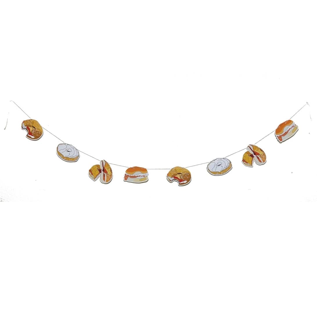 Bagel Bash Party Garland