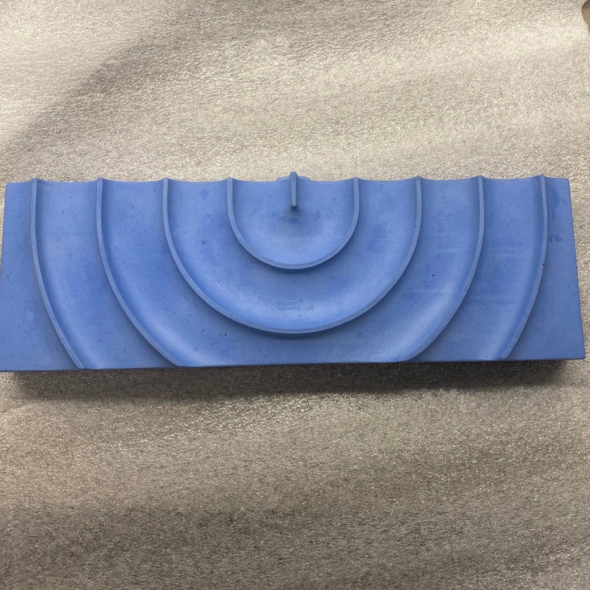 Concrete RIpple Menorah