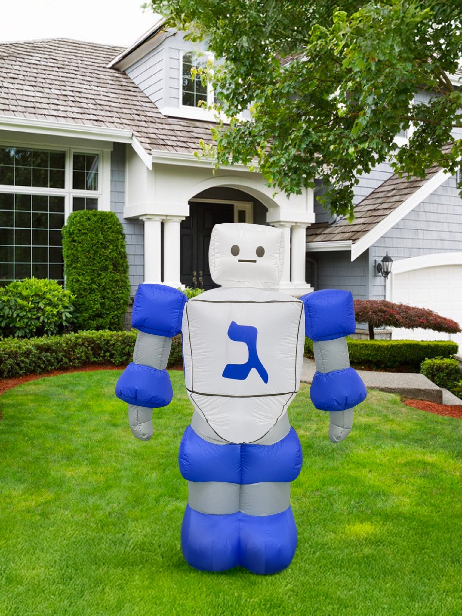 Dreideltron 5786: The Inflatable Hanukkah Robot
