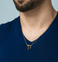 Geometric Chai Necklace - Sterling Silver or Gold-Plated