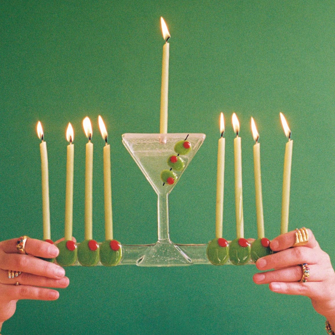 Dirty Martini Menorah by Susan Alexandra | ModernTribe