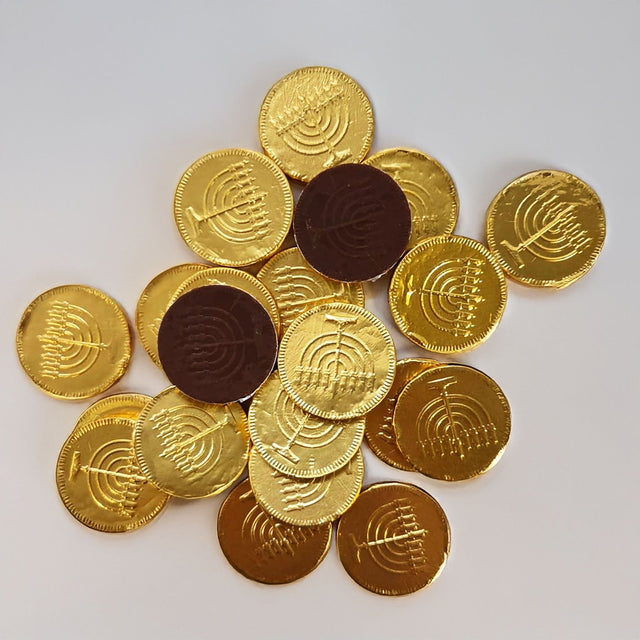 Premium Belgian Milk Chocolate Gelt - Bag of 50