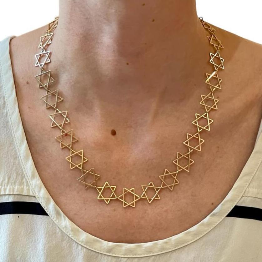 Infinite Star of David Necklace