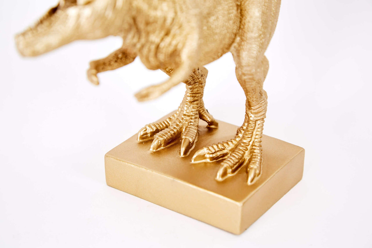 Gold T-Rex Dinosaur Menorah
