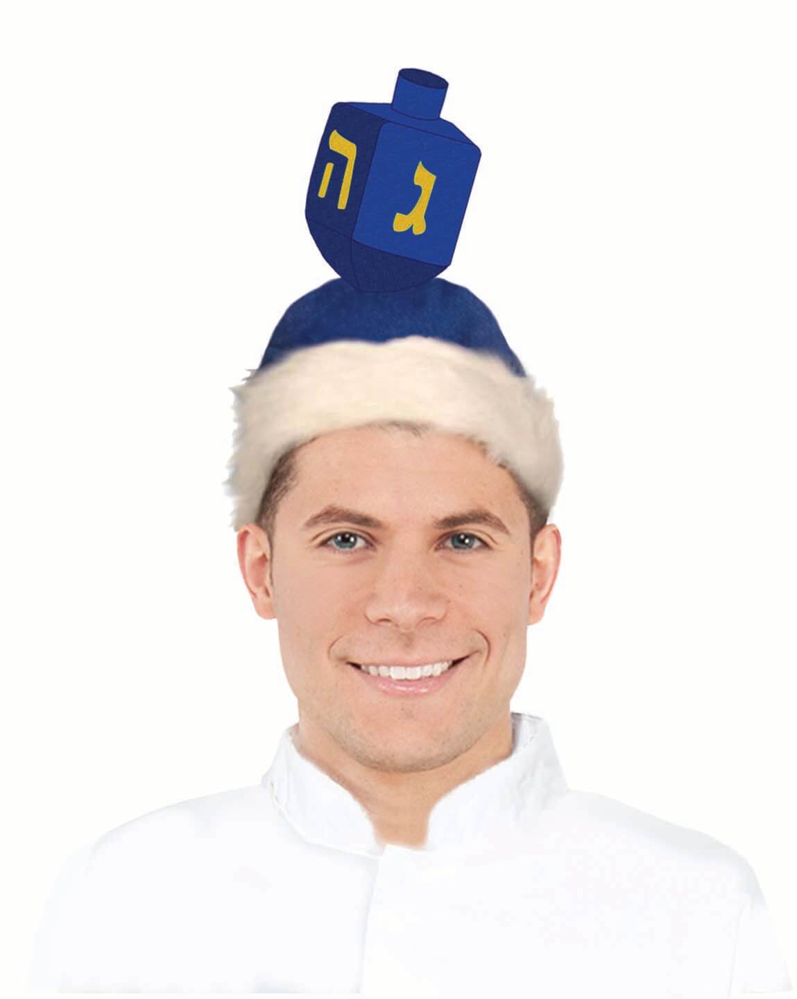 Dreidel Hanukkah Hat