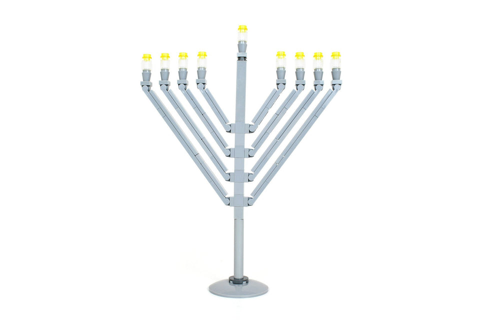 3-in-1 Menorah Made with LEGO® Bricks