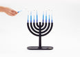 Cast Iron Menorah - Black | ModernTribe