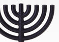 Cast Iron Menorah - Black | ModernTribe