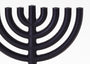 Cast Iron Menorah - Black | ModernTribe