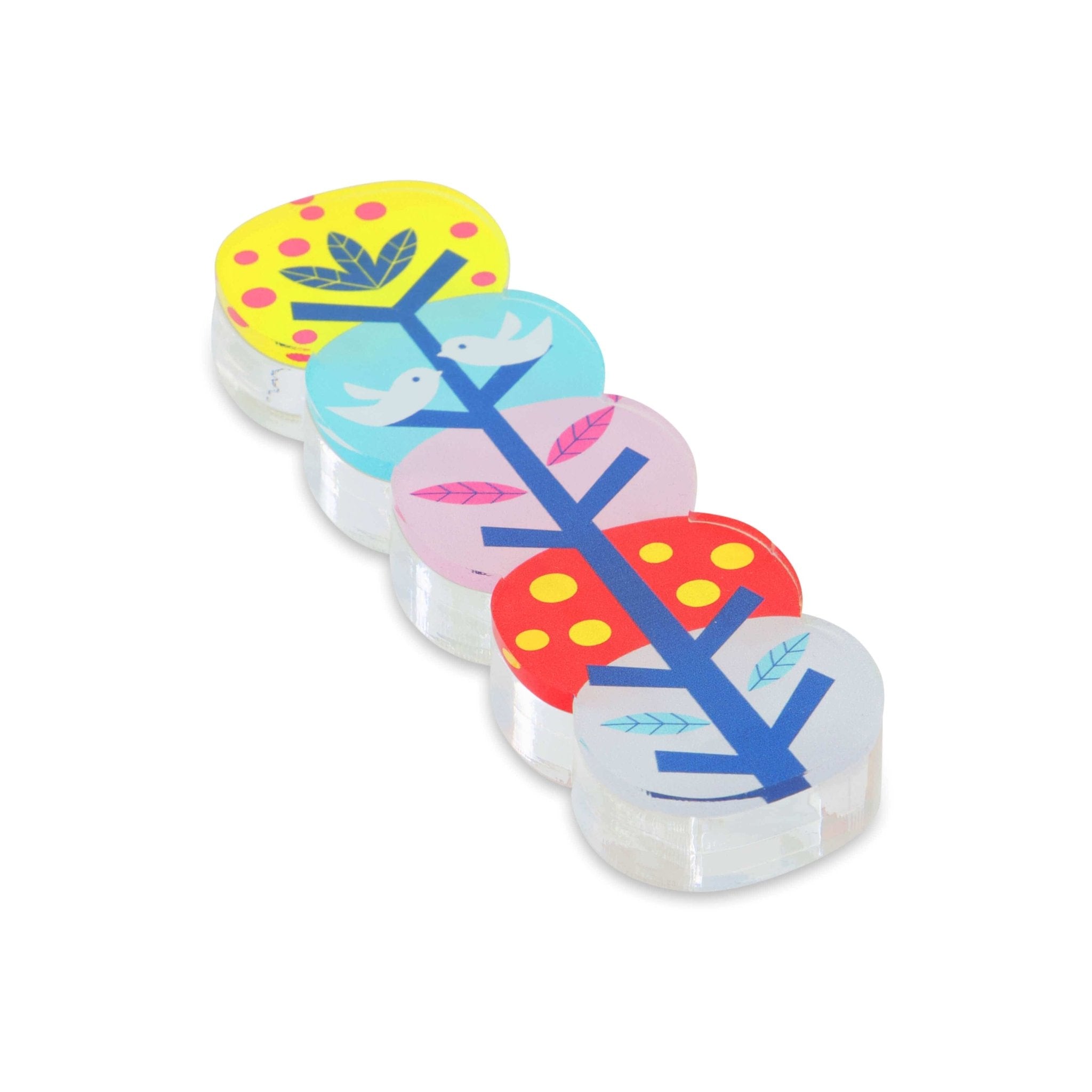 Colorful Tree of Life Mezuzah by Israel Museum