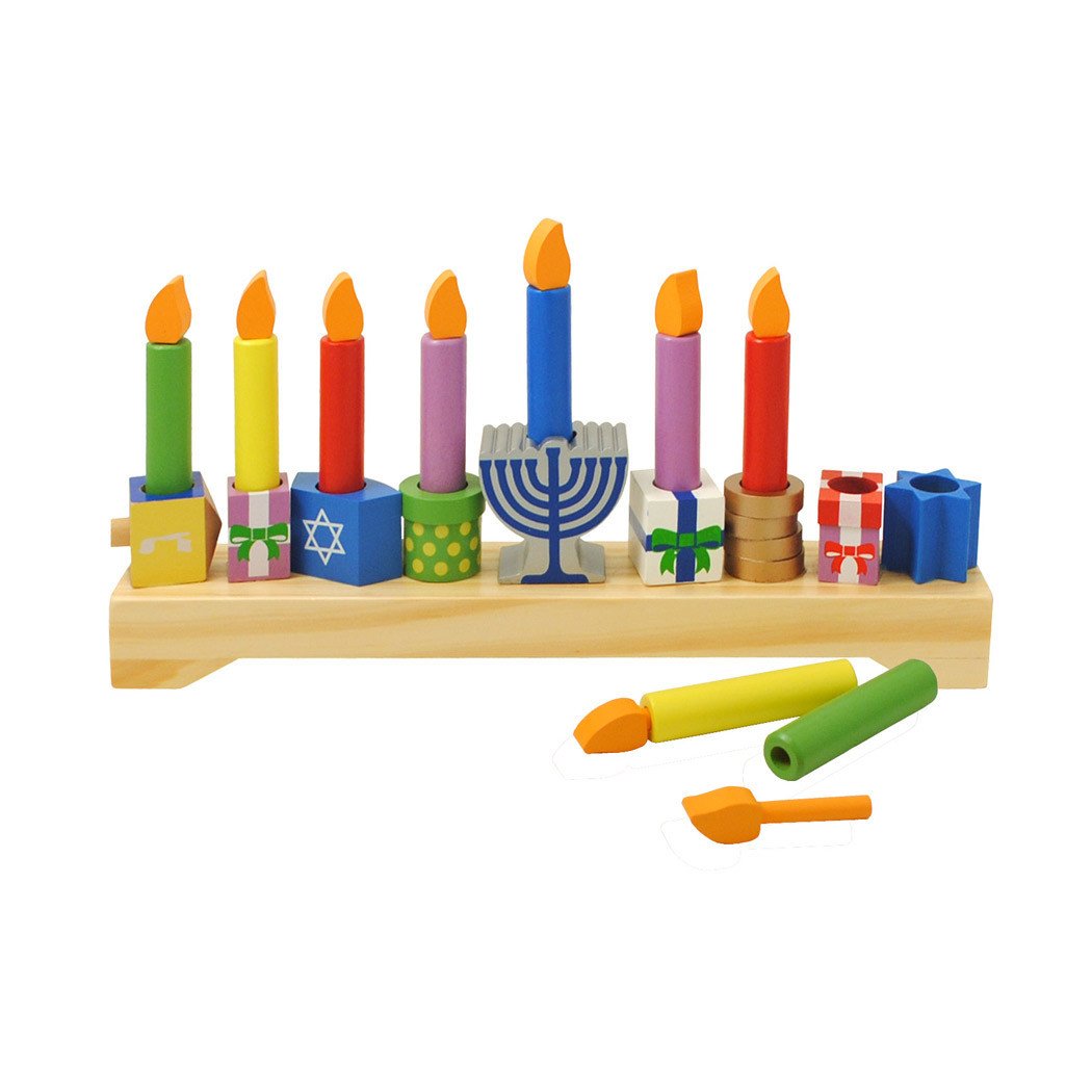 Wooden Play Menorah by KidKraft - Ages 3+