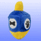 Plush Dreidel Dog Toy