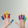 Hanukkah Candle Finger Puppets - Set of 9