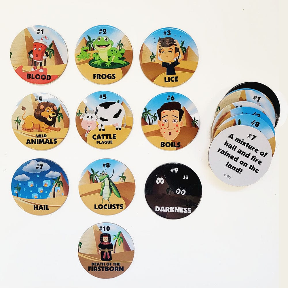 Passover Tablescatters - Two Sets of 10 Plagues