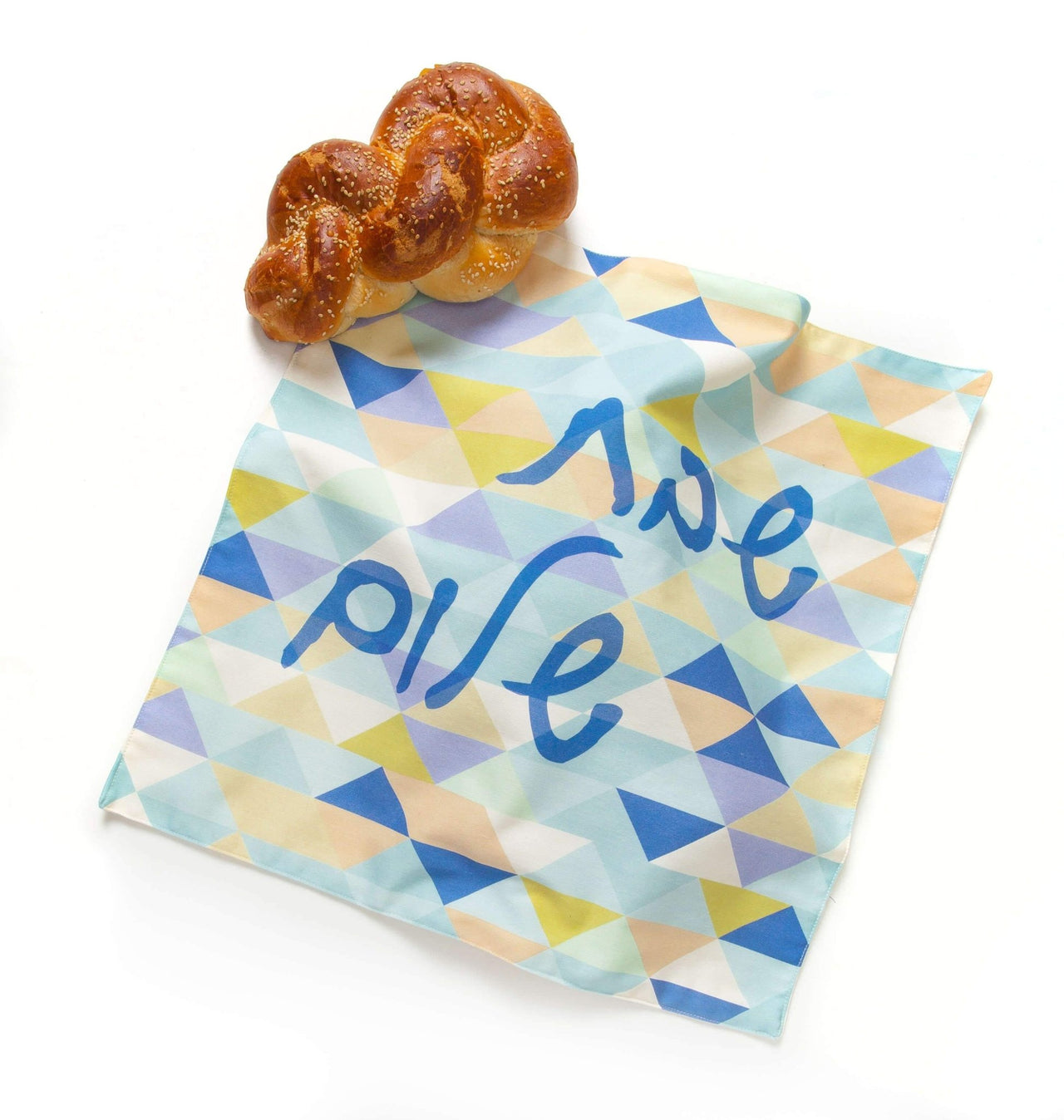 Aqua Tile Challah Cover