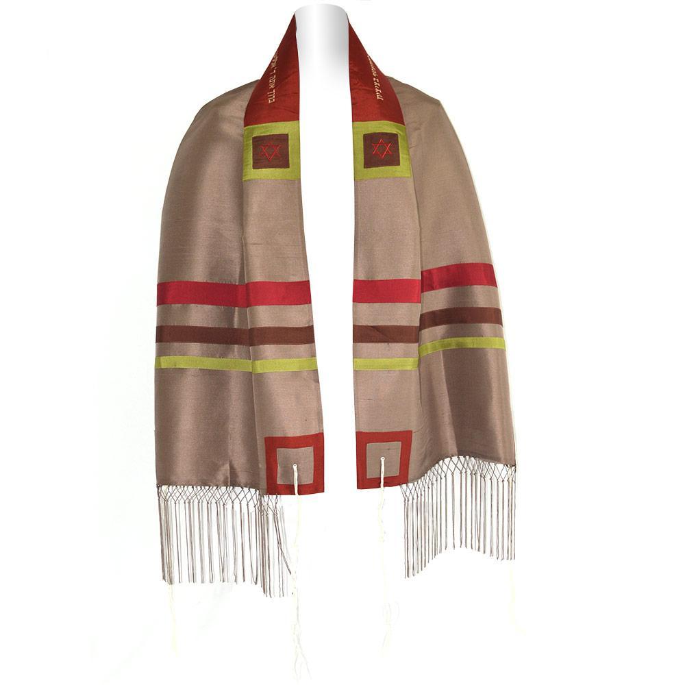 Earth-Tone Israsilk Talis 3 Piece Set