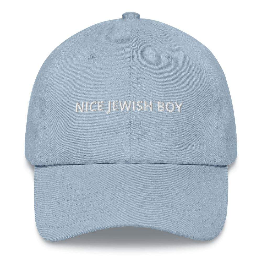 Nice Jewish Boy Embroidered Hat - Navy, Pink or Light Blue