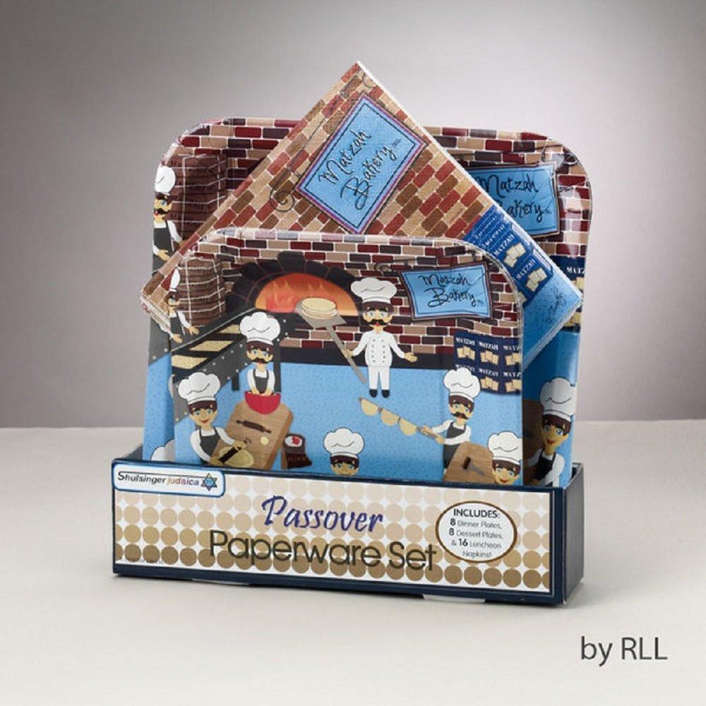The Matzah Bakery Passover Paperware Value Pack