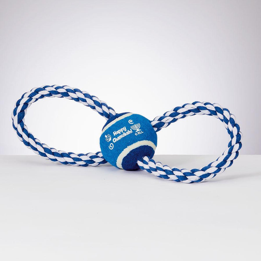Chewdaica Chanukah Rope Dog Toy
